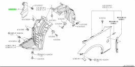 Genuine Nissan 350Z (03-09) Front Splash Guard