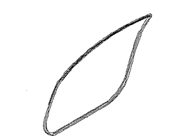 Genuine Nissan 350Z (03-09) Convertible Front Door Welt Seal